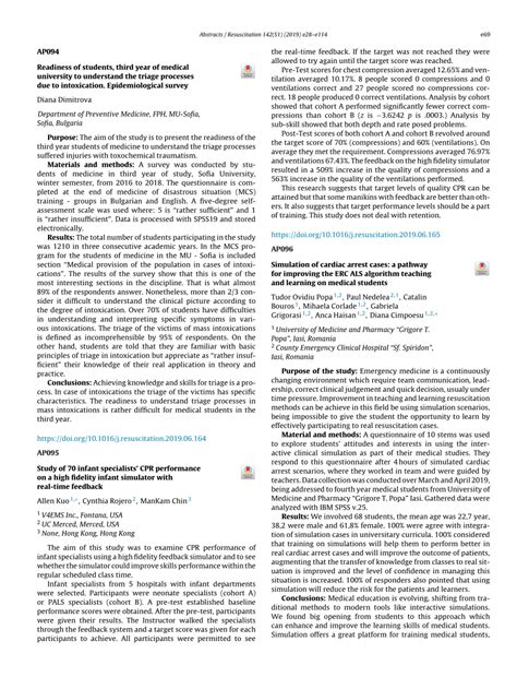PDF Simulation Of Cardiac Arrest Cases A Pathway For Improving The ERC ALS Algorithm Teaching