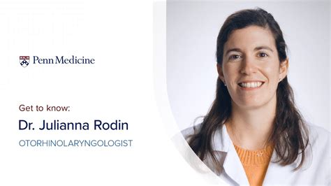 Meet Dr Julianna Jules Grace Rodin Otorhinolaryngologist And Sleep