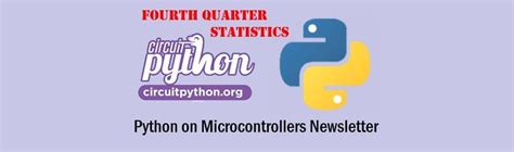 statistics on the python on microcontrollers newsletter for 2021 q4 r