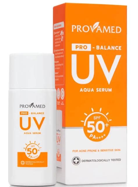 Provamed Pro-balance UV Aqua Serum SPF50+ Pa++++ ingredients (Explained)