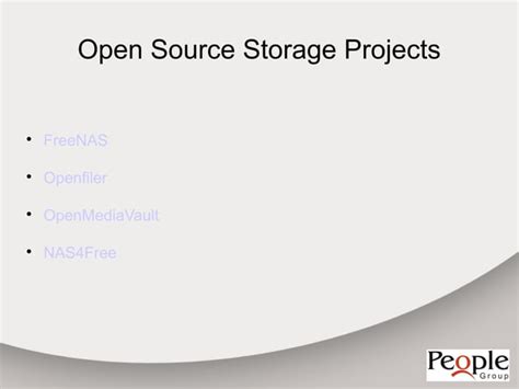 Building Open Source Storage For Enterprise Ppt Data Storage And
