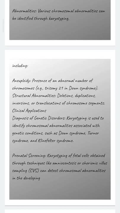 Karyotyping Notes Youtube