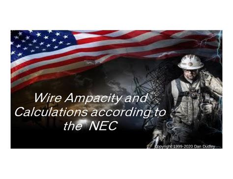 Pdf Wire Ampacity And Calculations According To The Nec Dokumen Tips