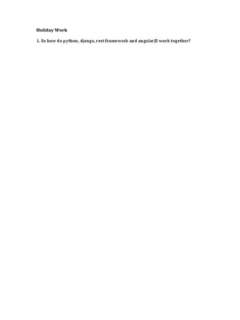 So How Do Python Django Rest Framework And Angularjs Work Together Pdf