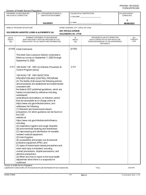 Fillable Online Cms Releases Procedural Guidance For Clia Form Cms 116