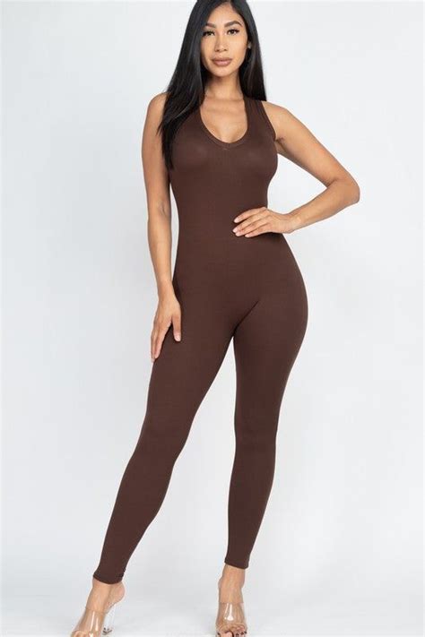 Leah Body Jumpsuit Bodycon Fashion Bodycon Jumpsuit Bodycon