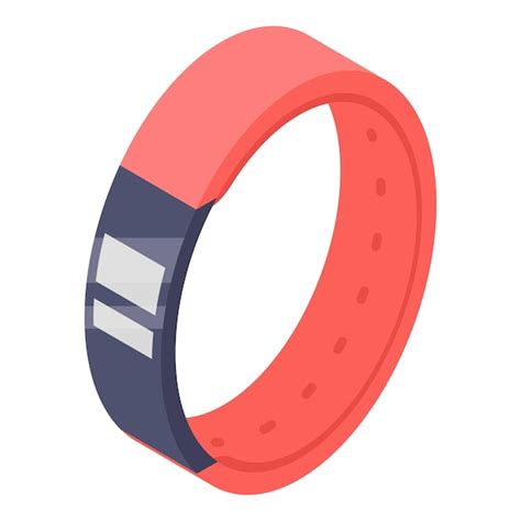 Premium Vector Rubber Smart Bracelet Icon Isometric Of Rubber Smart