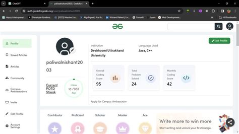 Nishant Paliwal On Linkedin Codingjourney Dsa Challengeaccepted