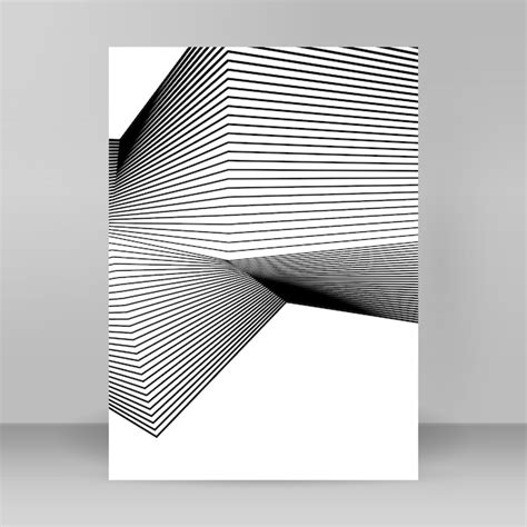 Premium Vector Design Elements Curved Sharp Corners Many Streak Abstract Vertical Broken