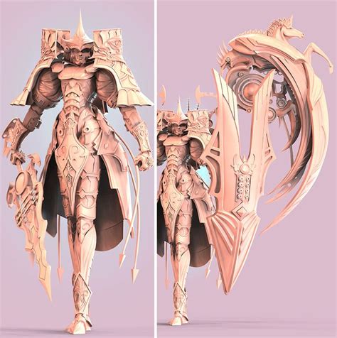 Imperious Diablo Sanjay Nandy Character Concept Zbrush Sketches