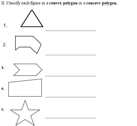 Ii Classify Each Figure As A Convex Polygon Studyx
