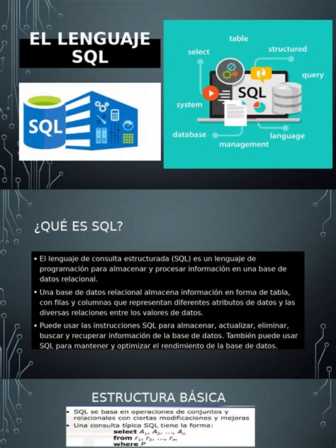 El Lenguaje Sql Pdf
