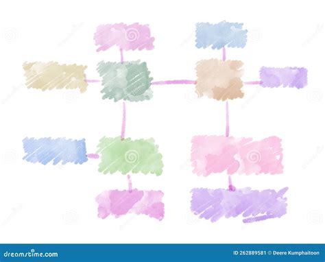 Mind Mapping Presentation Of Connection Stock Illustration Illustration Of Square Circle