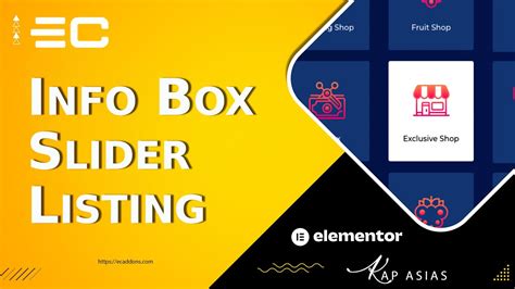 Infobox Slider Listing Widget In Elementor Ec Addons Elementor Tutorial Youtube