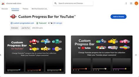 Best Extensions For Creating Custom Youtube Progress Bar