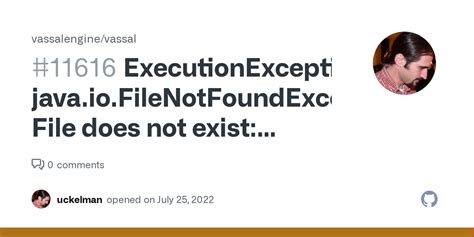 Executionexception Filenotfoundexception File Does Not Exist Cuserslenovoappdata