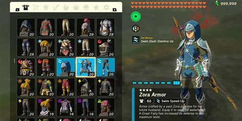 Best Armor Sets In Zelda Breath Of The Wild