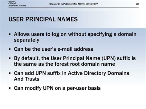 Ppt Implementing Active Directory Powerpoint Presentation Free