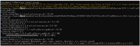 Pycudaのインストール 勉強ログ
