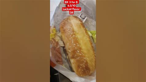 Burger King 3 For 8 Deal Youtube