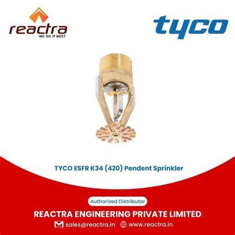Fernando Centeno On Linkedin Tyco Esfr 34 489 Pendent Fire Sprinklers