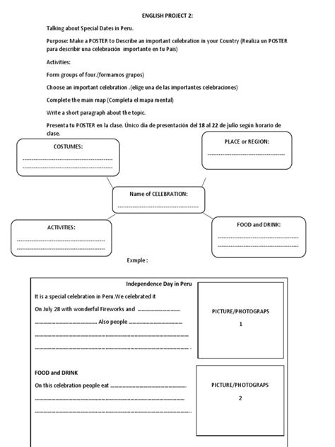 english project 2 1 2 grade pdf