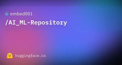 Embed001aiml Repository At Main