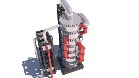 Refinery Distillation Column Model Turbosquid 2018881