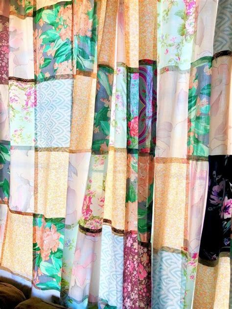 Patchwork Curtains For A Colorful Home
