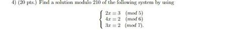 Solved X X X Mod Mod Mod Chegg Com