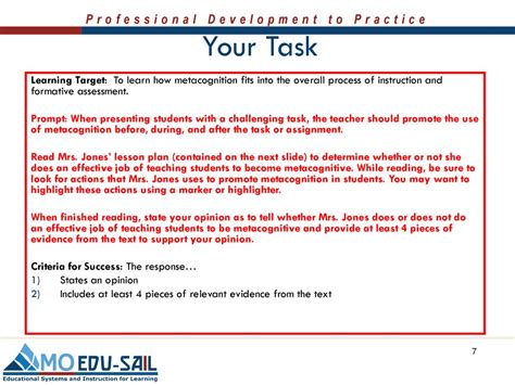 Metacognition Complete Handout Packet Ppt Download