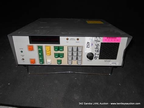Dunegan Corp Model 4501a Pind Tester Print Sequence 54826 S603833