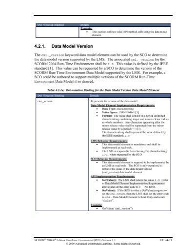 Data Model Element Dot No