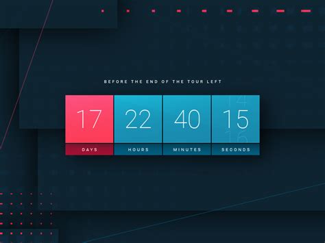 Countdown Timer Ui Design At Oliver Howell Price Blog
