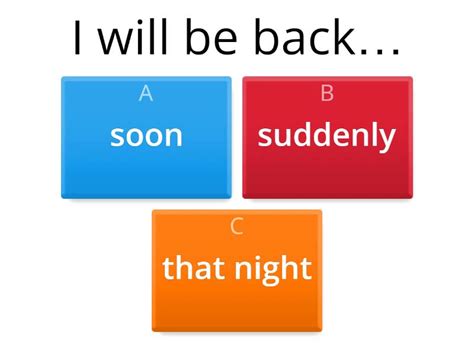 Sequence Sentences Quiz