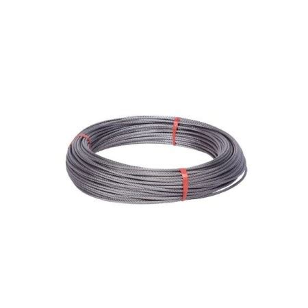 Cable De Acero Galvanizado 6x191de 08mm Rollo De 10 Metros