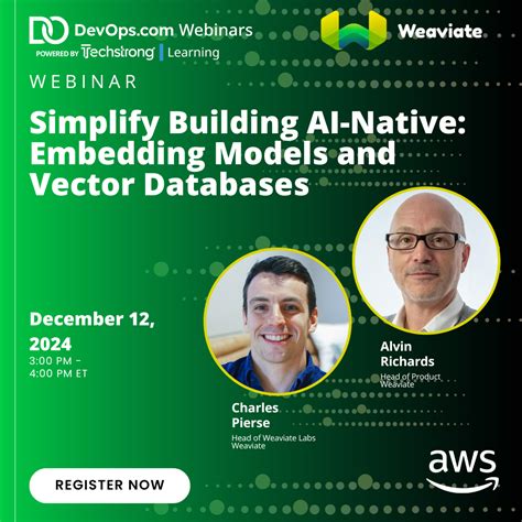 Simplify Building Ai Native Embedding Models And Vector Databases