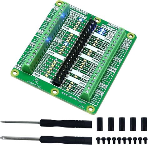 Freenove Breakout Board For Raspberry Pi 4b 3b 3b 3a 2b 1b