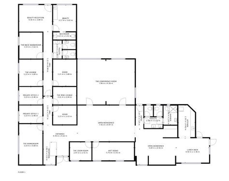 Schematic Floor Plan Topview