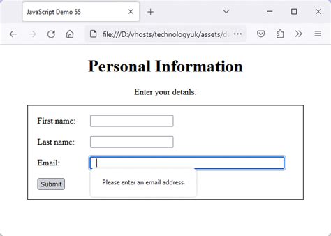 Working With Forms