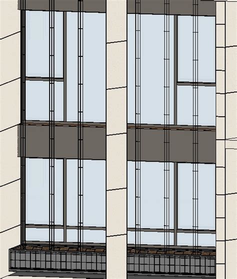 Revit Bim Facade Design For Cladding And Green Walls Behance