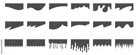 Border Shape For Website Design Vector Banner Header And Separator Background Section And