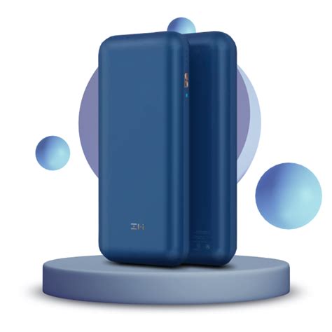 Power Bank ZMI Pro 20000 mAh 65W (QB823) Blue отправка после предоплаты ...