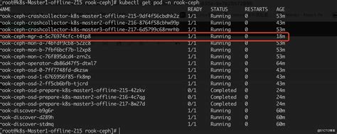 k8s 集群部署rook ceph存储系统及使用 csdn博客