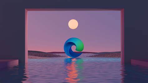 Microsoft Edge Wallpaper 4k Aesthetic Landscape Moon