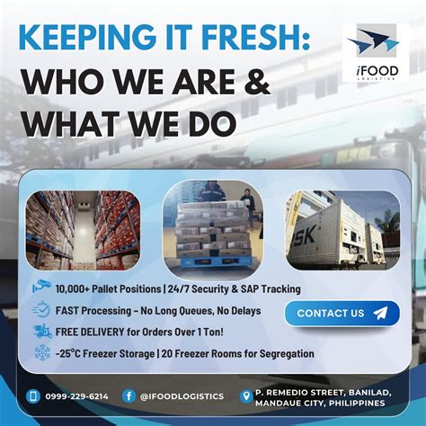 Ifood At Ifood Cold Storage We Dont Just Store—we Preserve Protect