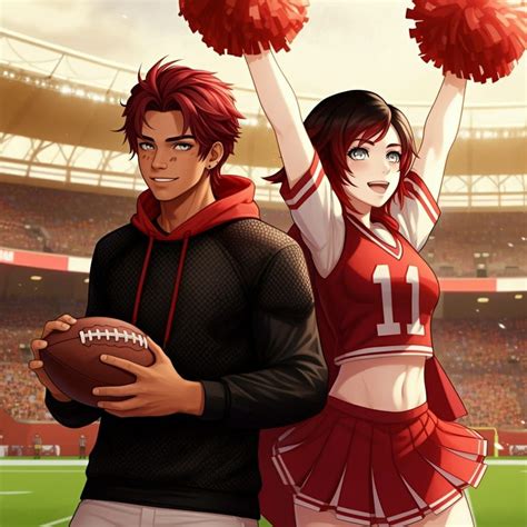 Art Legend X Ruby Rose Victorious Cheerleaders In Vibrant