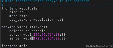 Haproxy的基本部署以及负载均衡的实现haproxy Netty Csdn博客