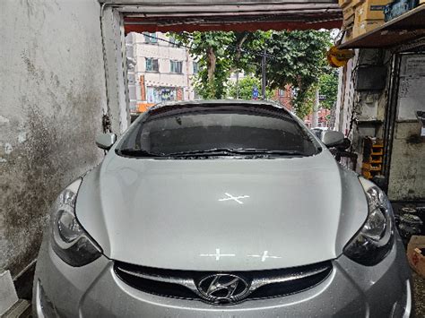 한라 카 에어컨 아반테md 차량 콘덴샤 가스누수 고장으로 찬바람이 약하게 나오는 증상 전문점 수리