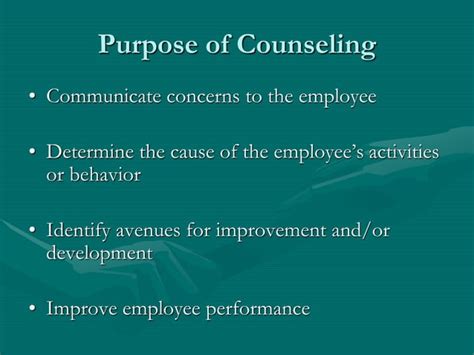 Effective Counseling Memos Pptx